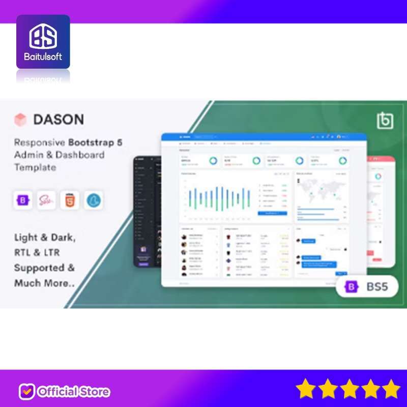 Promo DASON - ADMIN & DASHBOARD TEMPLATE BY BAITULSOFT Diskon 99% di Seller Baitulsoft ...