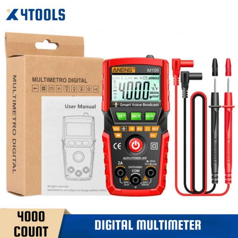 Jual Digital Multimeter Multi Meter Tester Voltage Ac Dc Voice ...