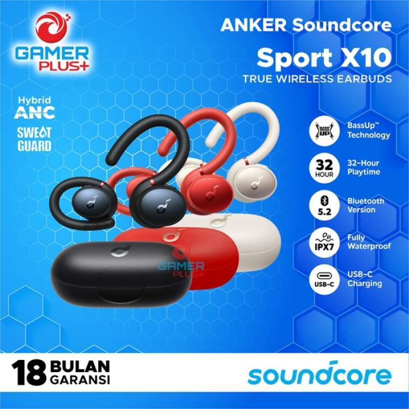 Jual ANKER Soundcore Sport X10 TWS Earphone ANC Bluetooth Wireless ...