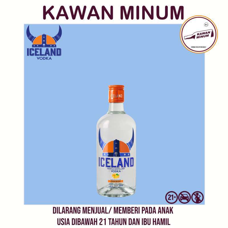 Jual Iceland Vodka Orange 500mL di Seller Kawan Minum Official Store ...