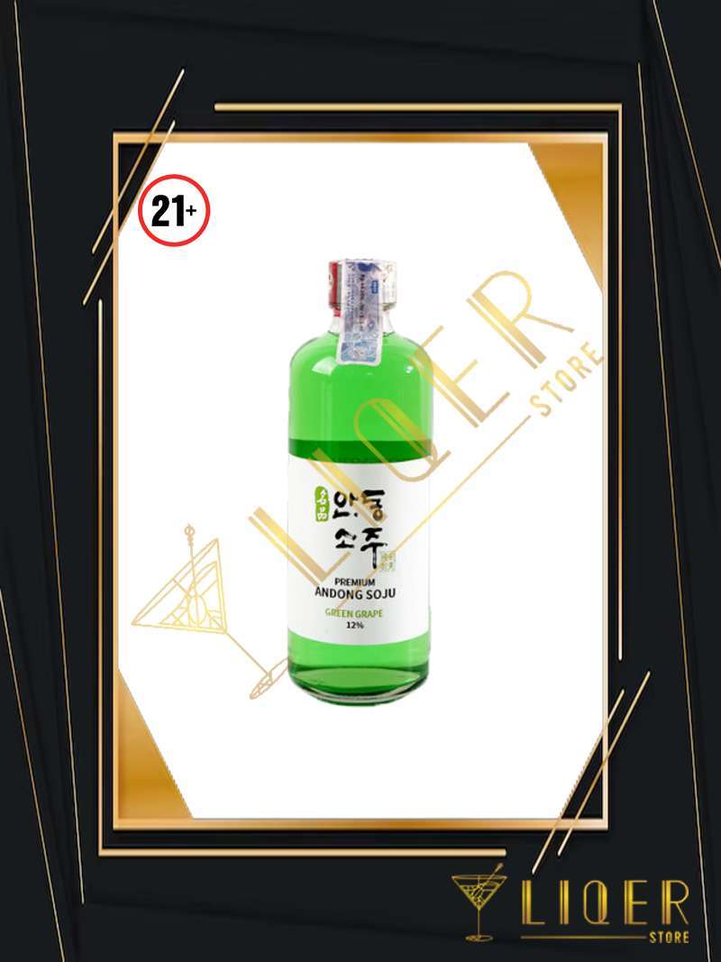 Jual Andong Premium Green Grape - Soju rasa Anggur botol 375ml di ...