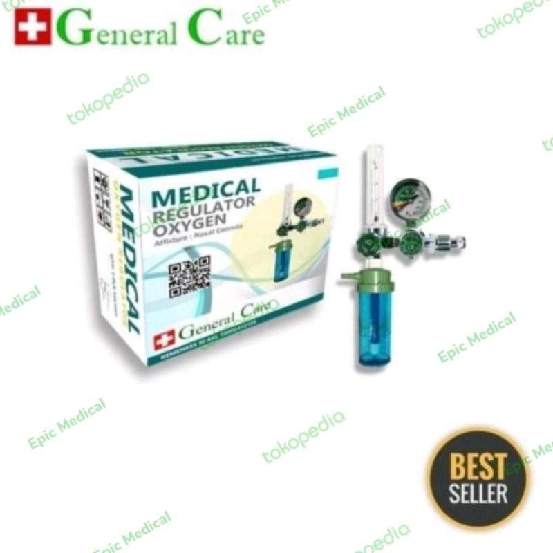 Promo Regulator oksigen, oxygen regulator, general care Diskon 23% di Seller Indah Medica Center ...