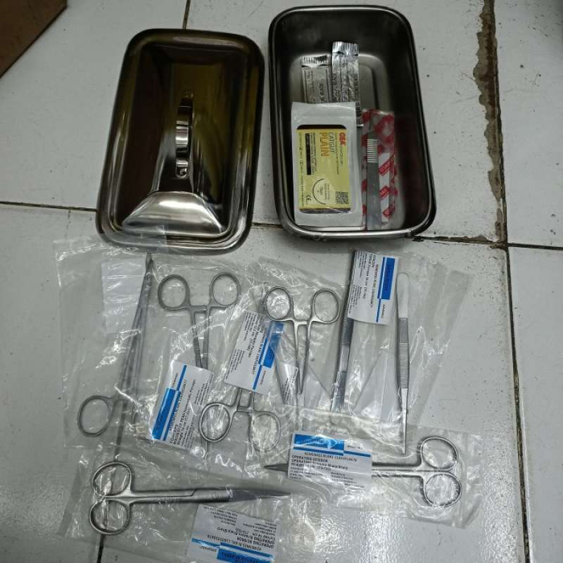 Promo Minor Set / Alat Bedah Minor / Alat Instrumen Bedah Murah 12 Item ...