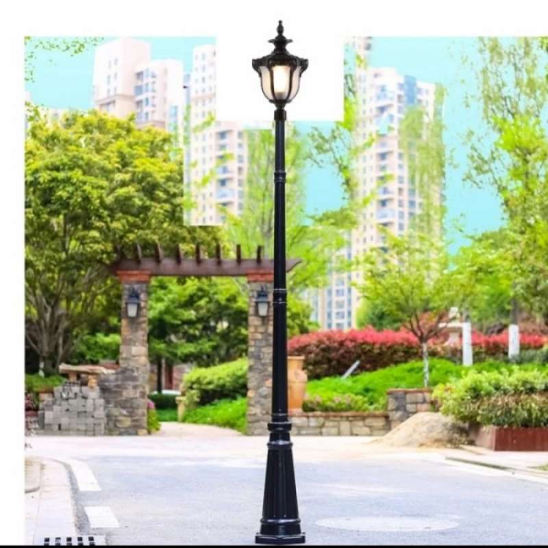 Promo Lampu Taman Tiang Outdoor-lampu Tiang Tinggi 4204 Diskon 23% Di ...