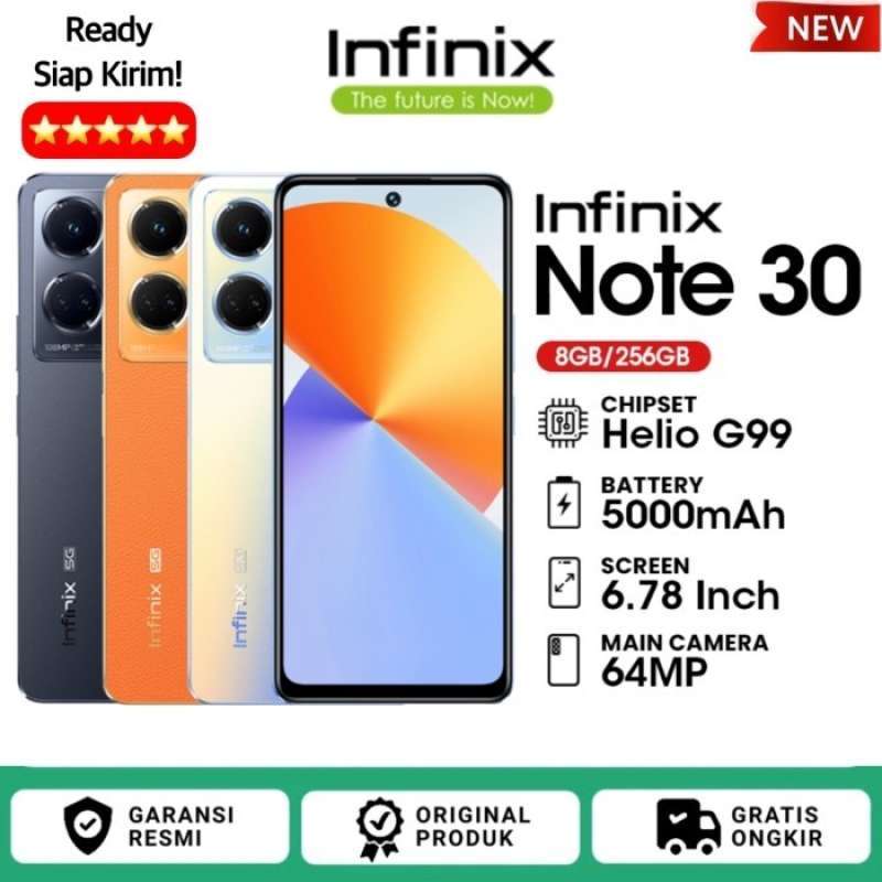 Promo Infinix Note 30 8/256 GB Garansi Resmi 1 Tahun Diskon 33% di ...