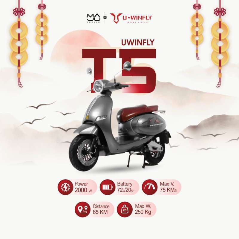 Jual Motor Listrik U-winfly T5 - Garansi Resmi di Seller Karomah Store ...