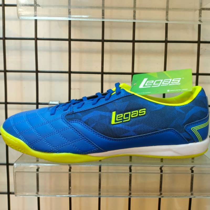 Jual Sepatu League Legas Futsal Pria Biru Blue Tyra La Original Murah ...