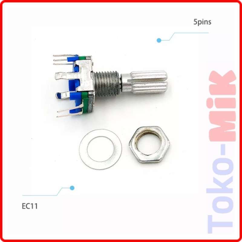 Jual Rotary Encoder Ec11 5 Pin Audio Digital Potensiometer Di Seller ...