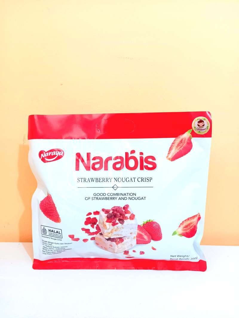 Jual Snack Import | Narabis Nougat Crisp 200 Gr Assorted Strawberry ...