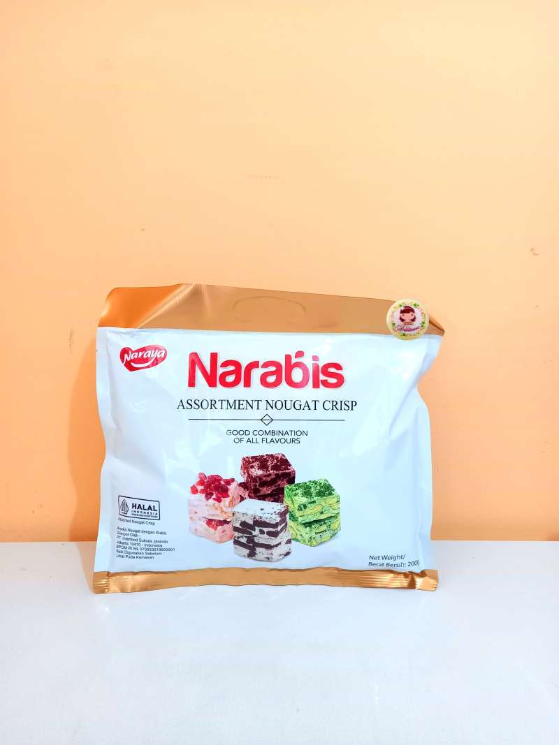 Jual Snack Import | Narabis Nougat Crisp 200 Gr Assorted Strawberry ...