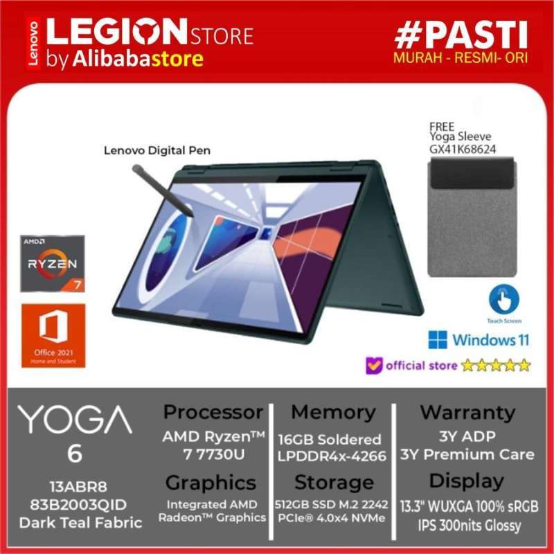 Daftar Harga Yoga 6 13 Abr8 🔥 Original & Spesifikasi Lengkap Juni 2025