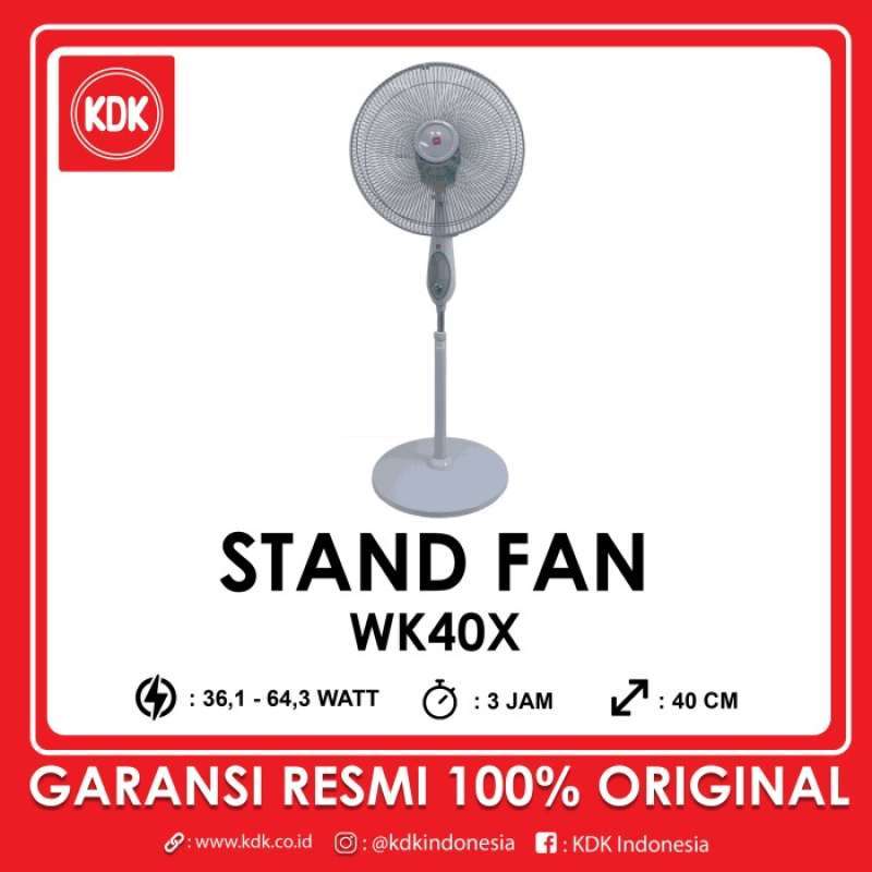 Promo KDK WK40X â€“ Stand Fan 16 inch Timer 3 Speed Diskon 23% di ...