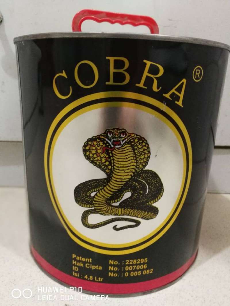 Promo THINNER COBRA HITAM KALENG 5 LITER GALON / PENGENCER CAT / THINER ...
