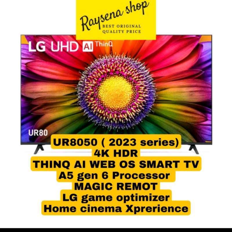 Jual LG 50UR8050/50UR8050PSB 4K SMART TV 50 inch 2023 series di Seller Raysena shop - Bambu Apus ...