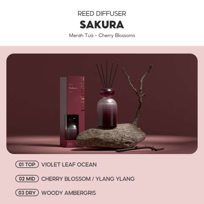 Promo KKV Alba Sol Reed Diffuser Pengharum Ruangan Aromaterapi Bunga ...