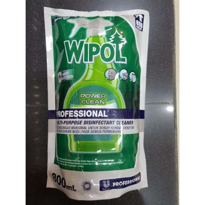 Jual Wipol Power Clean Multi-Pupose Disinfectant Cleaner 800ml di ...