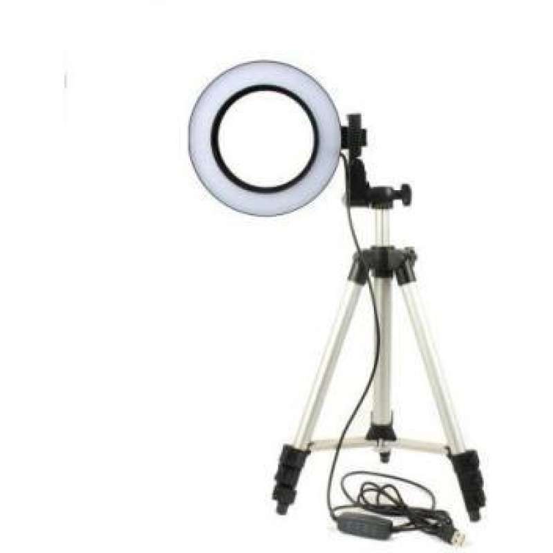 Jual Ring Light Led 20 Cm/26 Cm + Tripod 3110 Selfie Make Up Live Tiktok Di Seller Graha Premier ...