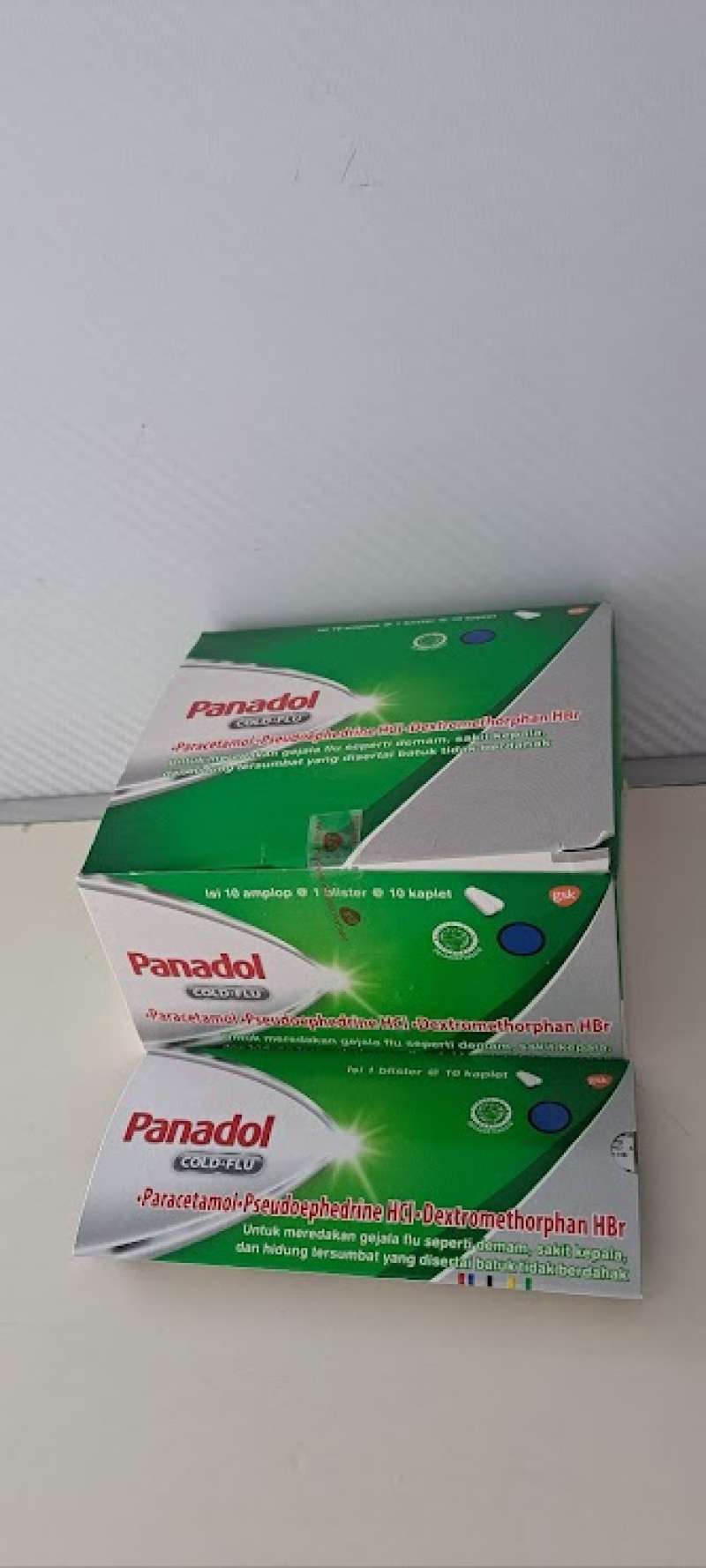 Jual Panadol Hijau Cold + Flu Strip Isi 10 Tablet Kemasan Baru Obat ...