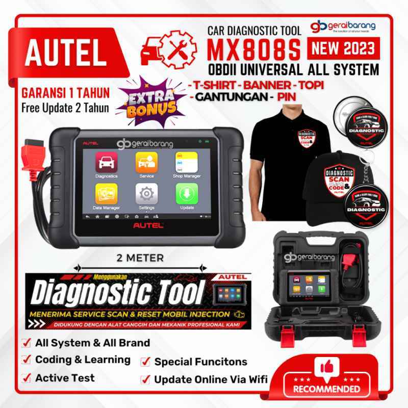 Promo Autel MX808S New 2023 Scanner Mobil Scan Tool Diagnostik ...
