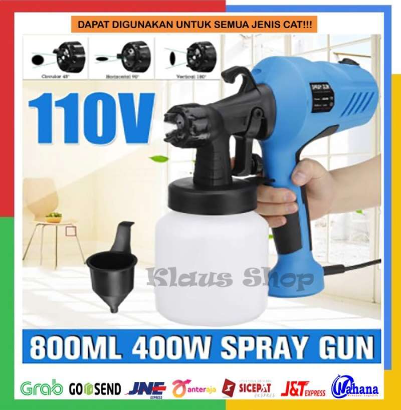 Jual Mesin Alat Semprot Cat Kompresor Listrik Elektrik Sprayer Gun ...