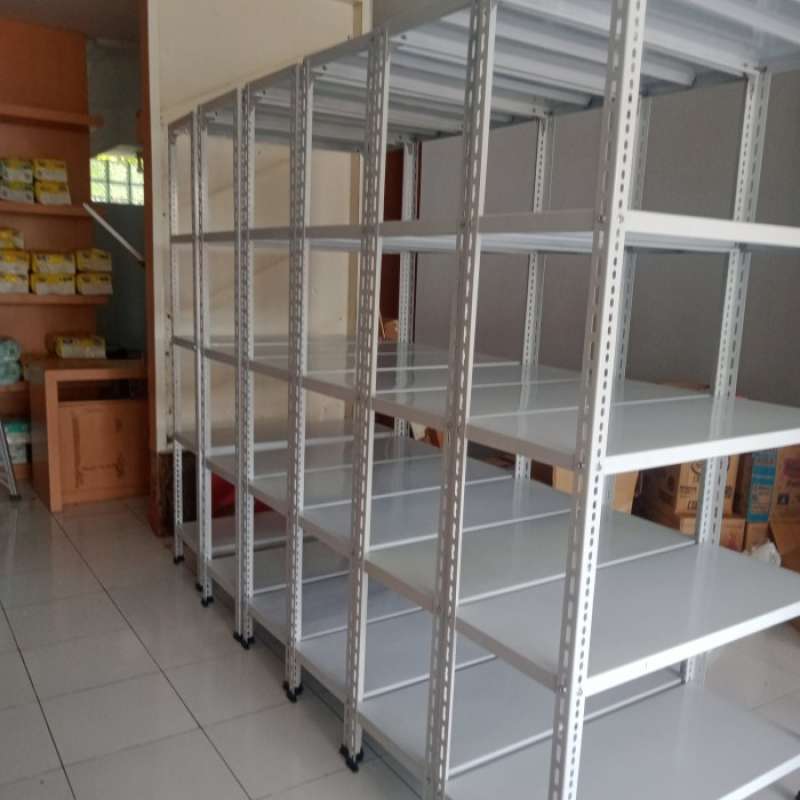 Promo rak gudang besi putih Diskon 33% di Seller BILATERA SHOP ...