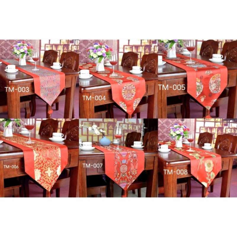 Promo Taplak Meja Table Runner Premium Tema Imlek Sincia CNY - TMC19 ...