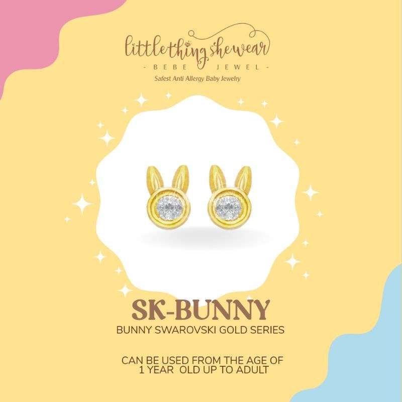 Jual Littlethingshewear - Bunny (6bln - dewasa) - Anting Loop-end ...
