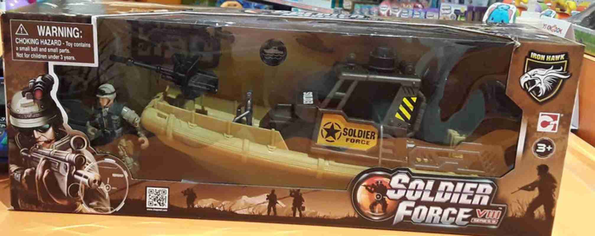 Jual Sale: Soldier Force Series 8 Helicopter Iron Hawk Playset 3 ...