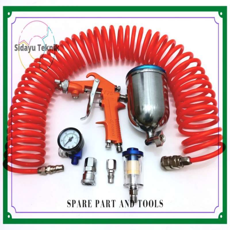Promo Spray F75 Air Filter Regulator Selang Kompresor Angin - Diskon 50 ...