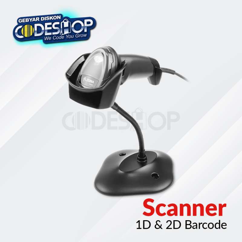Promo Zebra Ds4608 Scanner Barcode 1d 2d Imager Handheld Auto Scan Usb ...