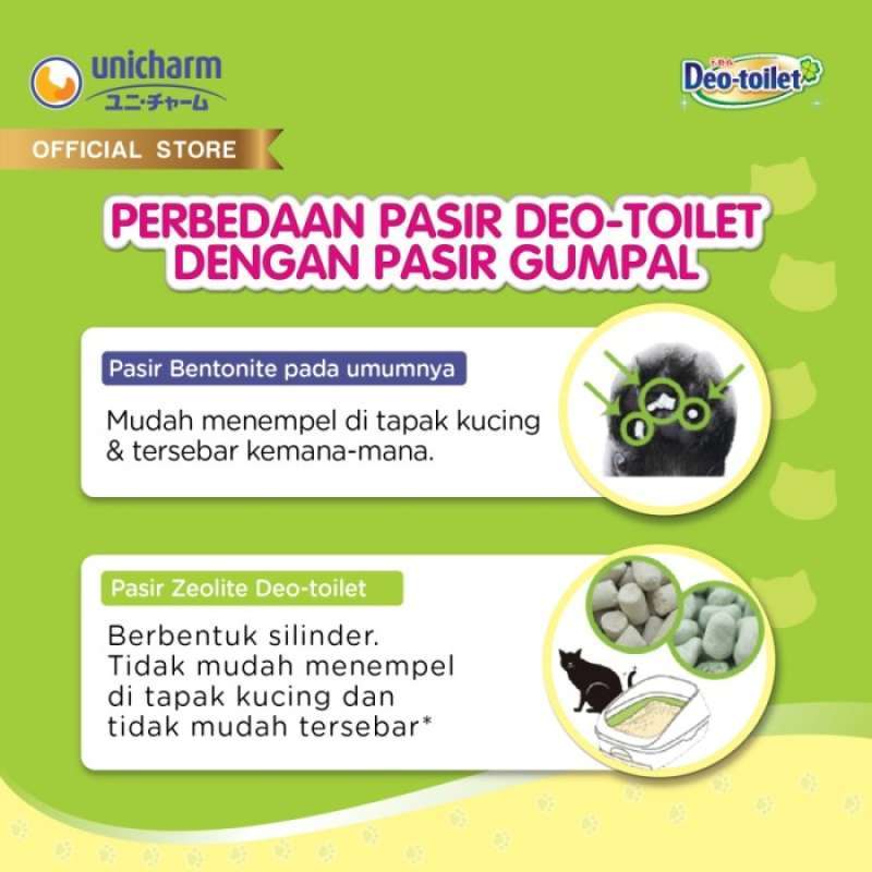 Promo Unicharm Pet - Deo Toilet Pasir Kucing Anti Bau 2 Liter Diskon 33 ...