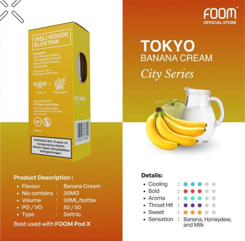 Jual Foom Liquid Flooid Vss City Series 30ml Di Seller Vaporit Surabaya ...
