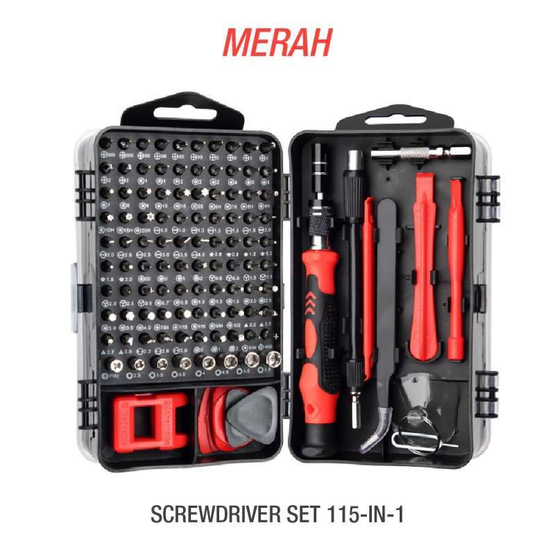 Jual [115-in-1] Obeng Set Magnetic | Peralatan Servis Gadget Presisi ...