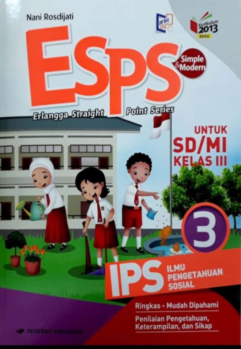 Jual ESPS KELAS 3 SD IPA IPS BAHASA INDONESIA MATEMATIKA PPKN EDISI ...
