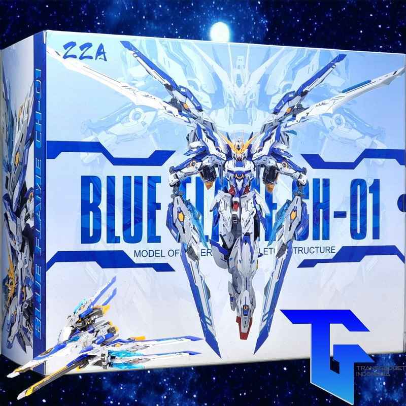 Promo Supernova Zza Model Mg Blue Flame Ch-01 Metal Frame Structure 1/ ...