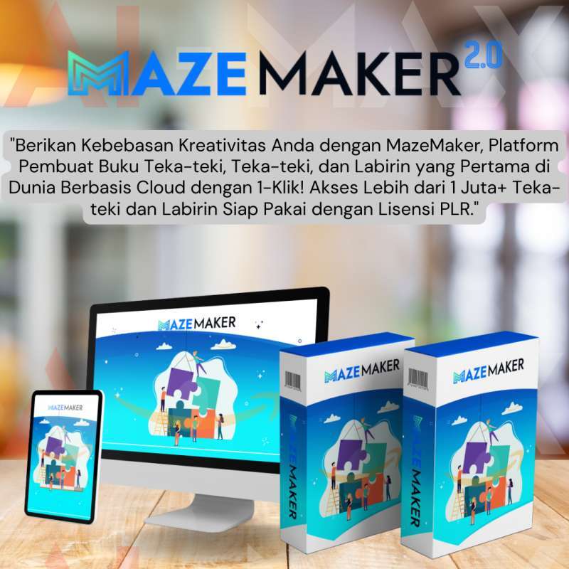 Jual Mazemaker Is World's First Cloud-based 1-click Puzzle, Riddle ...