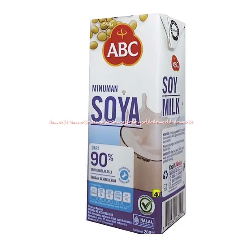Jual ABC Minuman Soya 200ml 90% Original Creamy Choco Strawberry ...