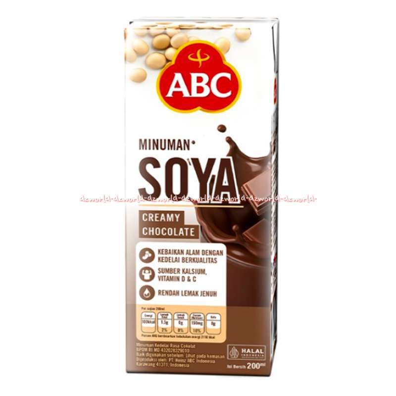 Jual ABC Minuman Soya 200ml 90% Original Creamy Choco Strawberry ...