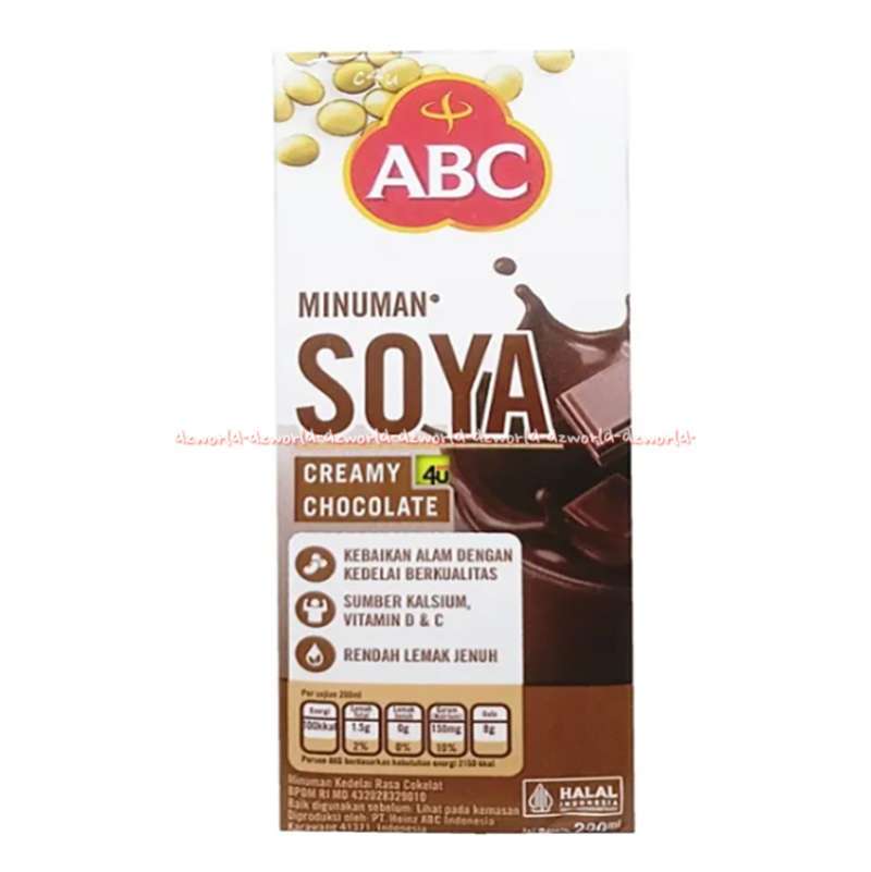 Jual ABC Minuman Soya 200ml 90% Original Creamy Choco Strawberry ...