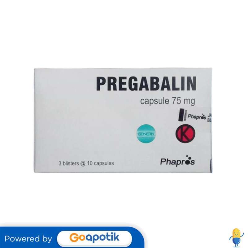 Jual Pregabalin Phapros 75 Mg Box 30 Kapsul Di Seller Apotek Tirza ...