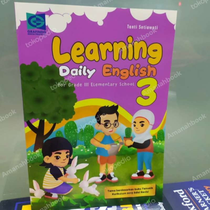 Promo Buku Learning Daily English - Bahasa Inggris Kelas 3 SD K13 - Grafindo Diskon 23% di ...