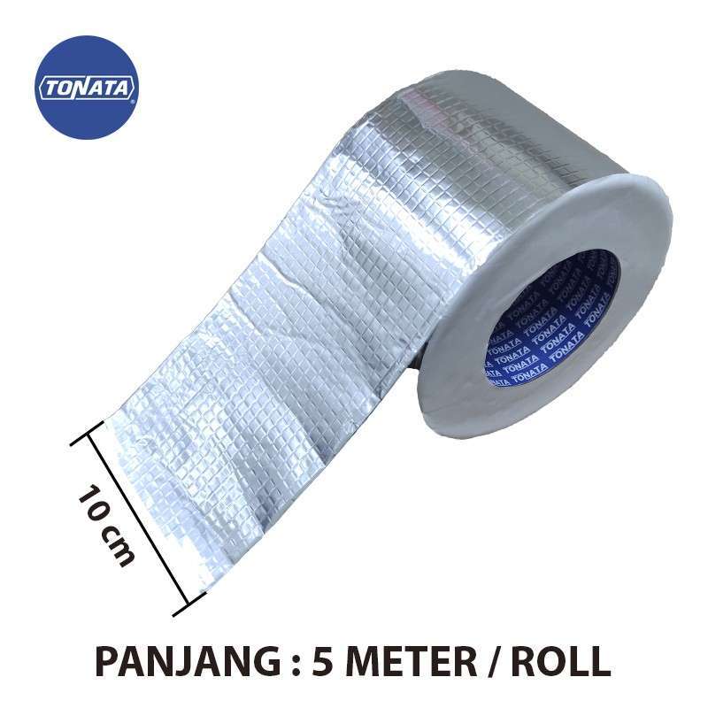 Promo Lakban Anti Bocor Lem Anti Air / Alumunium Foil Butyl Tape 10 Cm X 5 M Diskon 33% Di ...