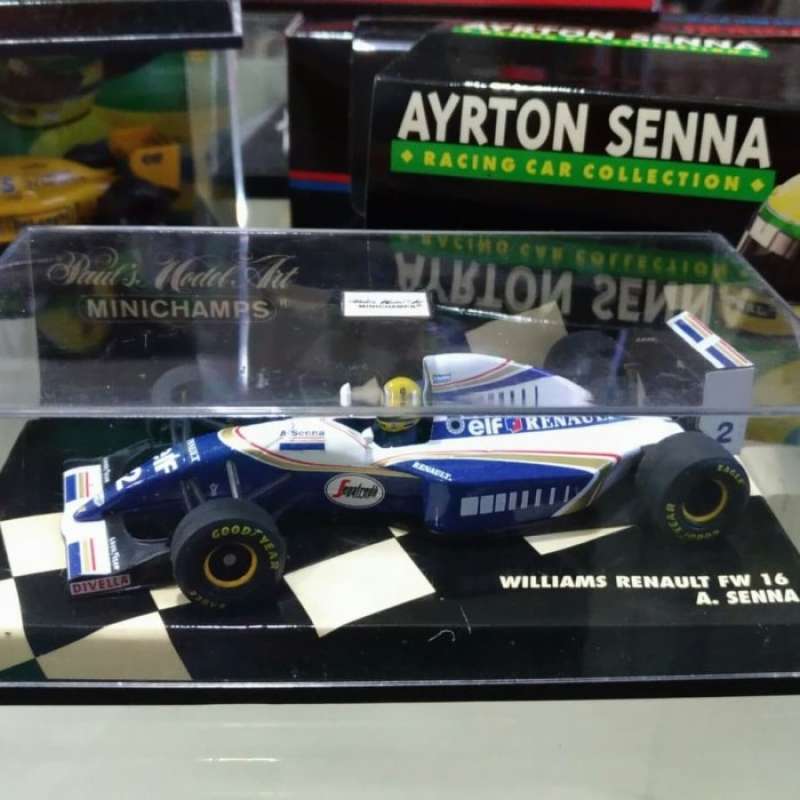 Promo Ayrton Senna Williams Renault FW16 1/43 by Minichamps Diskon 23% di Seller Qairina Store ...