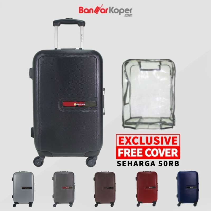 Promo Tas Koper President 5267 Original Koper Kabin 20 Inch Hardcase ...