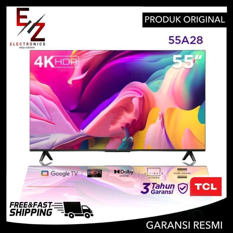 Promo Tcl 55a28 Led Google Tv 55 Inch Uhd 4k Hdr - Micro Dimming ...