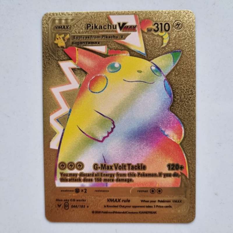 Promo Pikachu Vmax Rainbow Pelangi HR SC3A1 pokemon English Colector ...