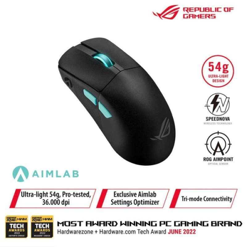Promo Asus Rog Harpe Ace Aim Lab Edition Gaming Mouse 54g Ultra ...