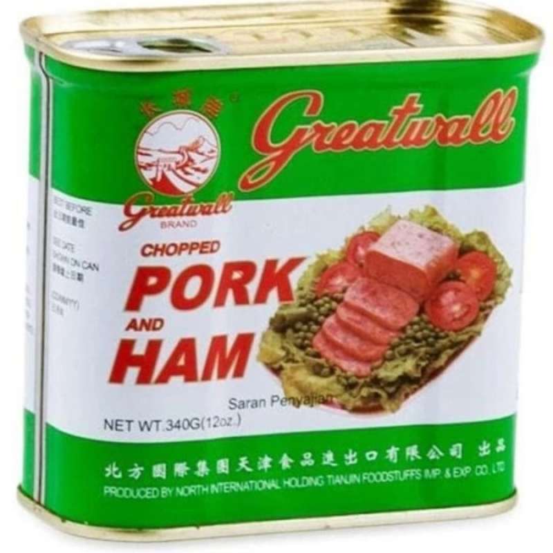 Promo Pork And Ham Chopped Greatwall | Irisan Daging Babi Dan Ham 340 ...