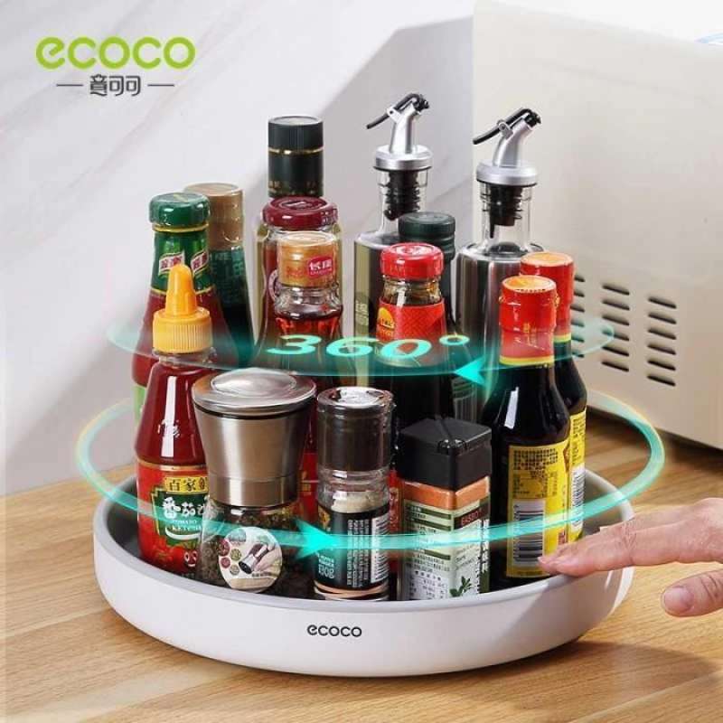 Jual Rak Botol Tempat Bumbu Dapur Model Putar Rotating Rack 360 Degree ...