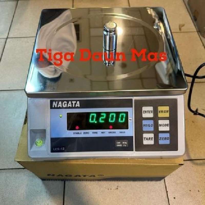 Jual Timbangan Meja Digital Nagata LCS-12 6 Kg / 12 Kg / 30 Kg - 6 Kg X 0,5 Gr di Seller TDM ...